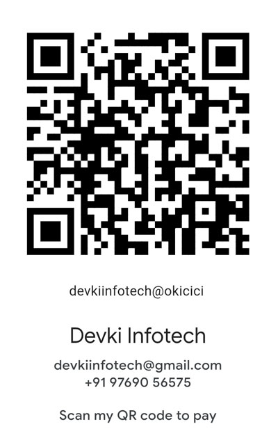 Payment Options - Devki Infotech