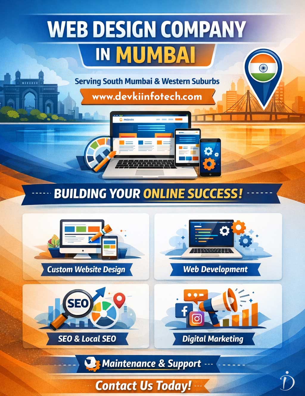 Top Web Design Company in Mumbai - Devki Infotech Since 2010